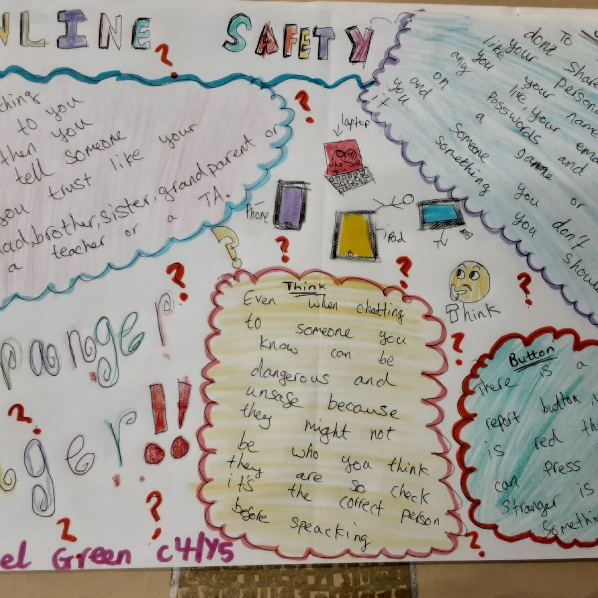 Horwood and Newton Tracey Primary School - Online Safety poster competition